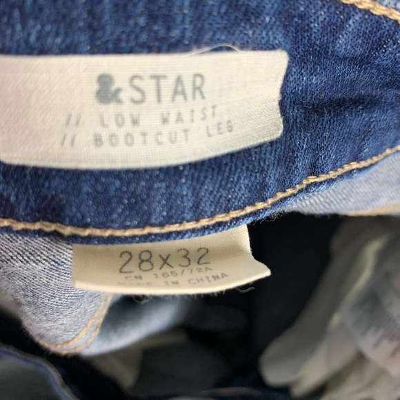 H&M | Jeans | Hm Star Denim Jeans Dark Wash Distressed 28 | Poshmark